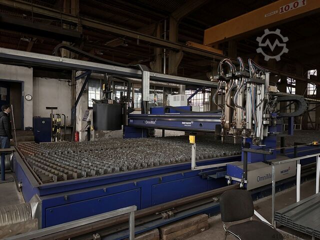 CNC Gantry Mašina za sečenje plazme
Messer Omnimat L5600 mit Skew Rotator Bevel