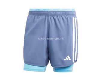 Own The Run 3-Stripes 2-in-1 Shorts