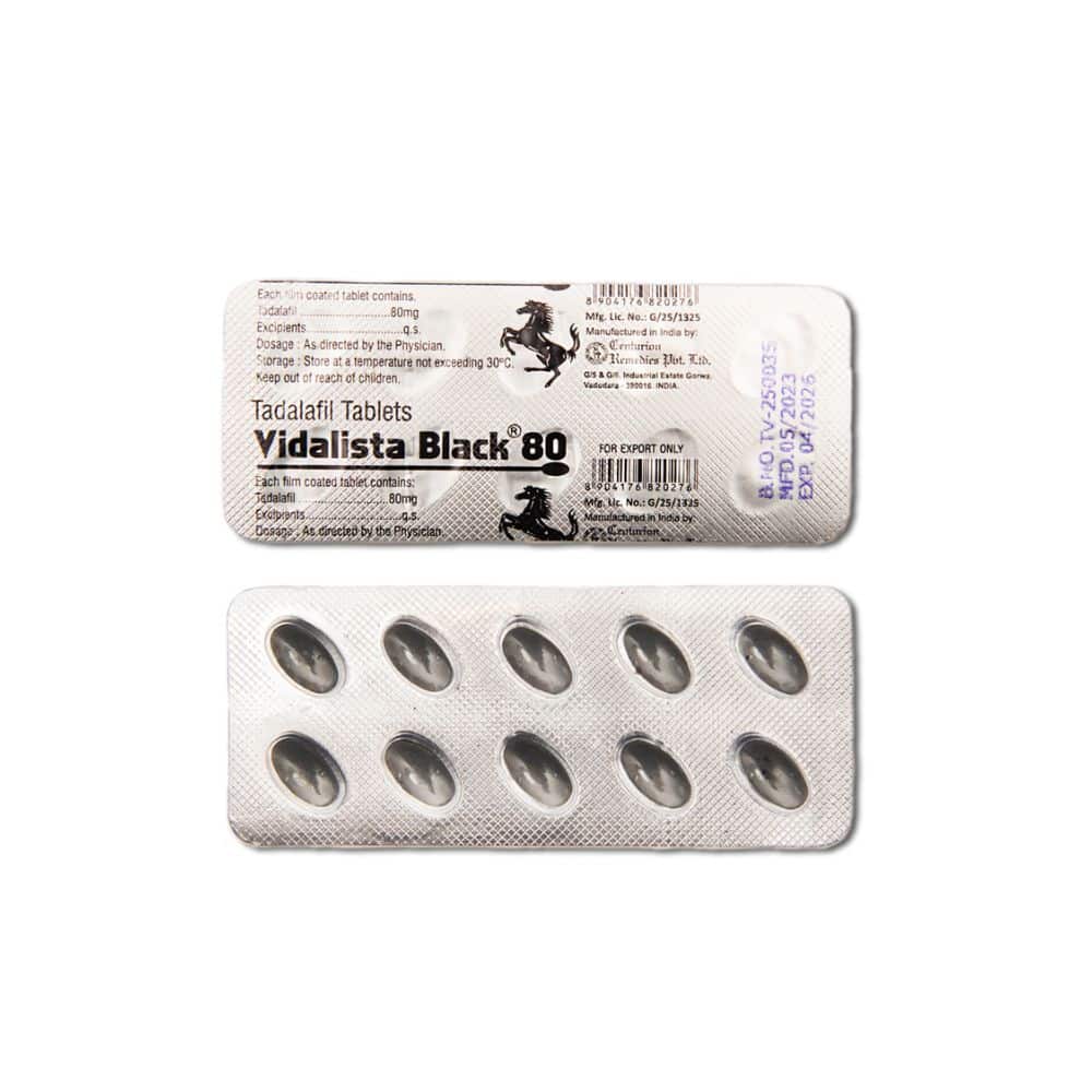 Vidalista 80mg black