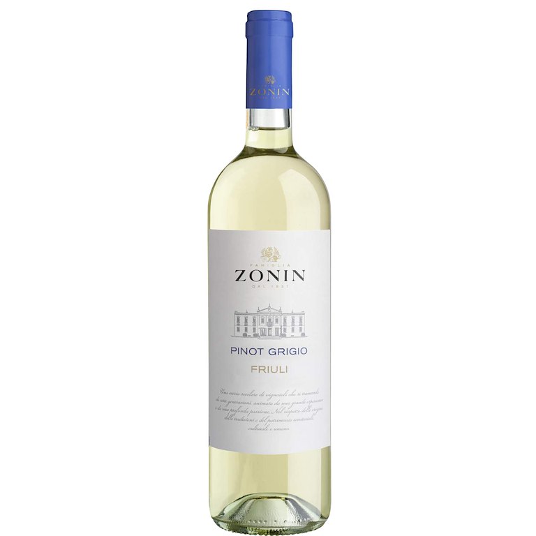 Zonin vino pinot grigio friuli 0.75l zonin