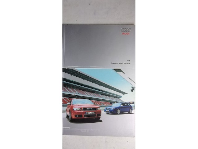 Prospekt Audi S4 Saloon and Avant,44 str. eng jez, 2002