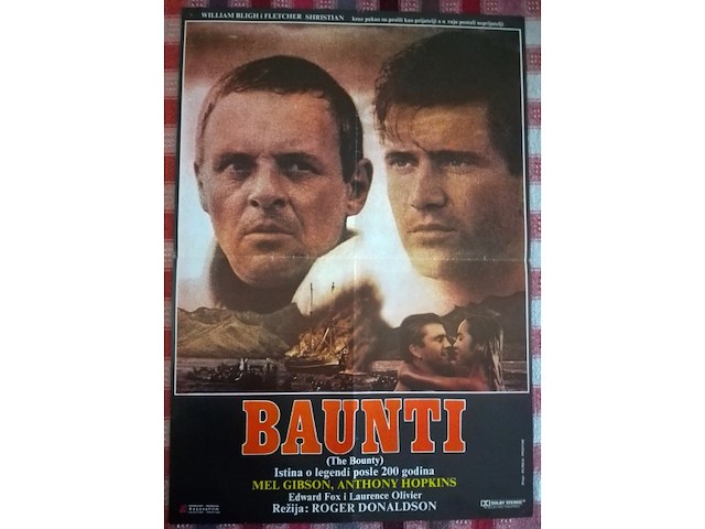plakat BAUNTI (Mel Gibson / Anthony Hopkins)