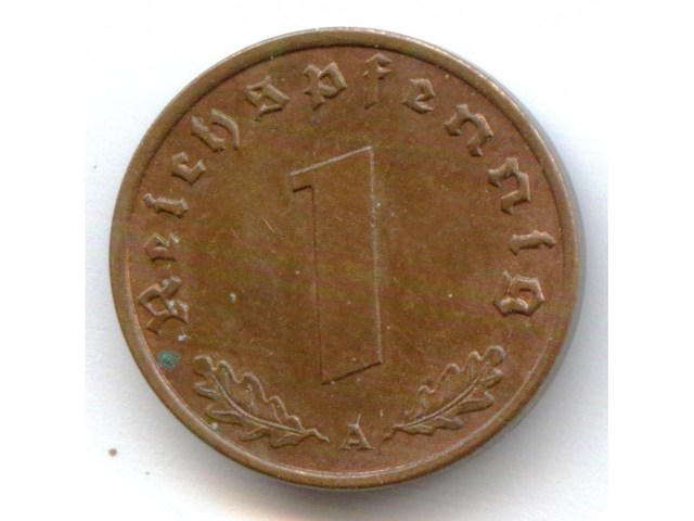 Nemacka 1 pfennig 1939 A aUNC