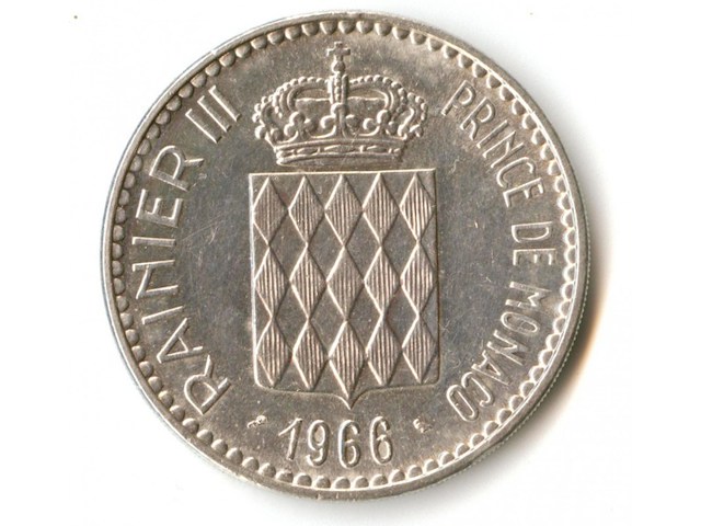 Monako 10 francs 1966 UNC