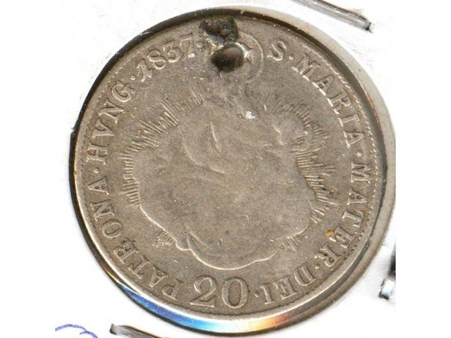 Madjarska 20 krajczar 1837 B