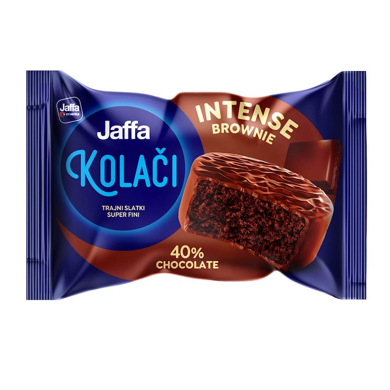 Jaffa kolači bar intense brownie 36g jaffa kolači