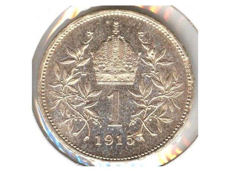 Austrija 1 corona 1915 aUNC