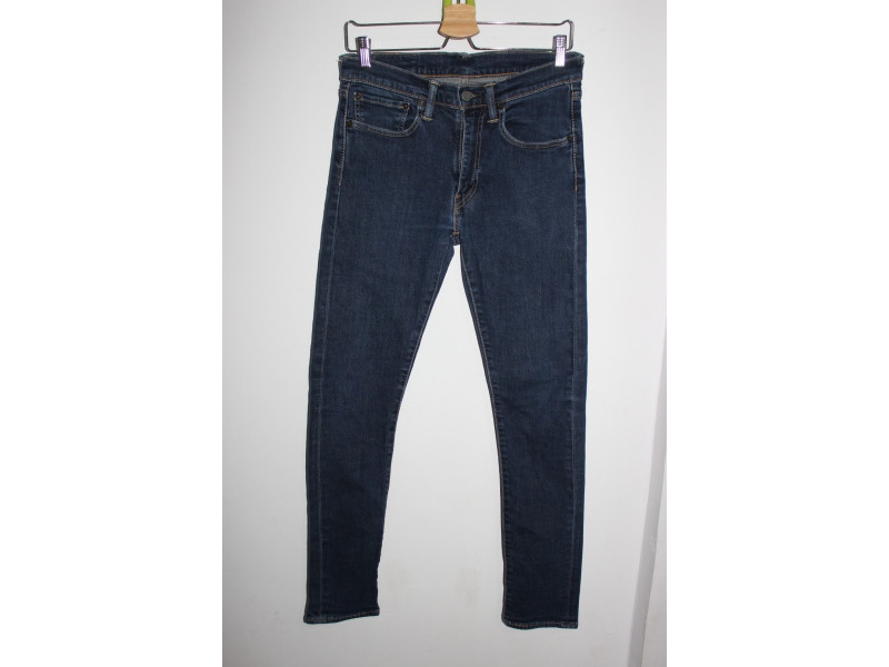 levis 519 skini farmerke 31/32 skracene plave