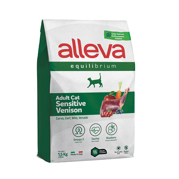 Hrana za mačke Divljač 10kg Sensitive Adult Equilibrium Alleva ALP61056