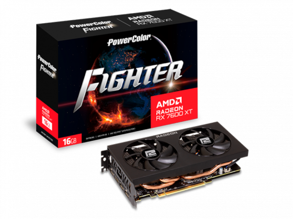 Grafička karta POWER COLOR Fighter RX7600XT 16G-F AMD/16GB/GDDR6/128bit/crna