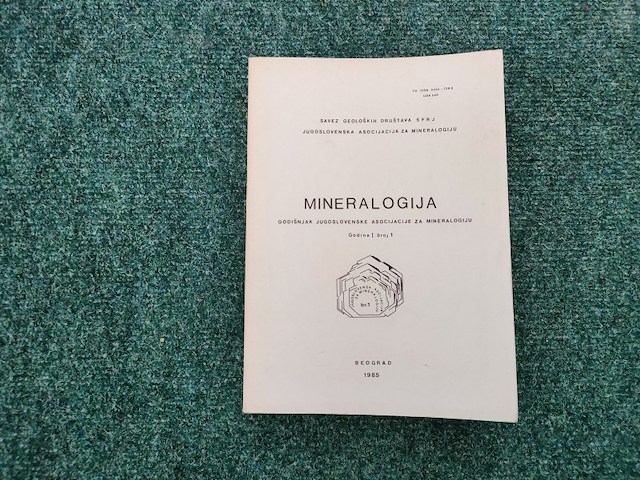 Mineralogija - godišnjak Jugoslovenske asocijacije