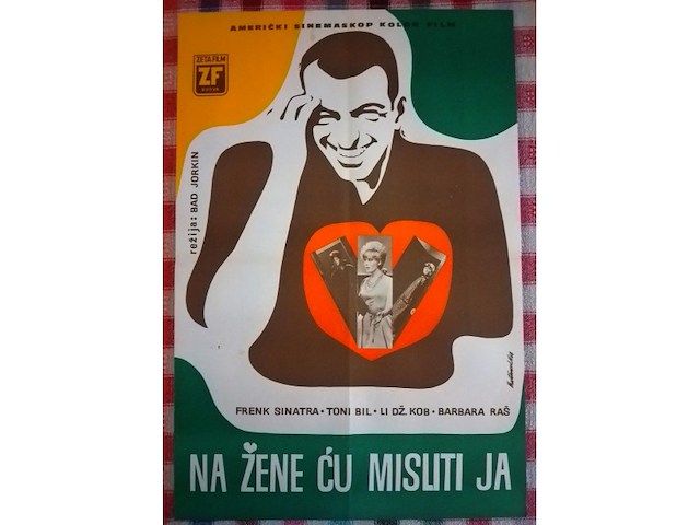 plakat NA ŽENE ĆU MISLITI JA (Frank Sinatra)