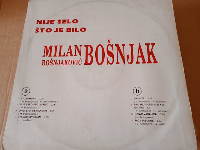Milan Bošnjaković Bošnjak-Nije Selo Što Je Bilo, mint