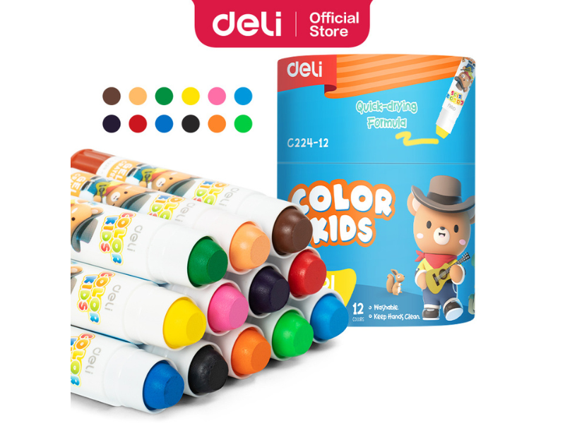 GEL TEMPERA DELI U
TUBI COLOR KIDS 1/12
EC224-12