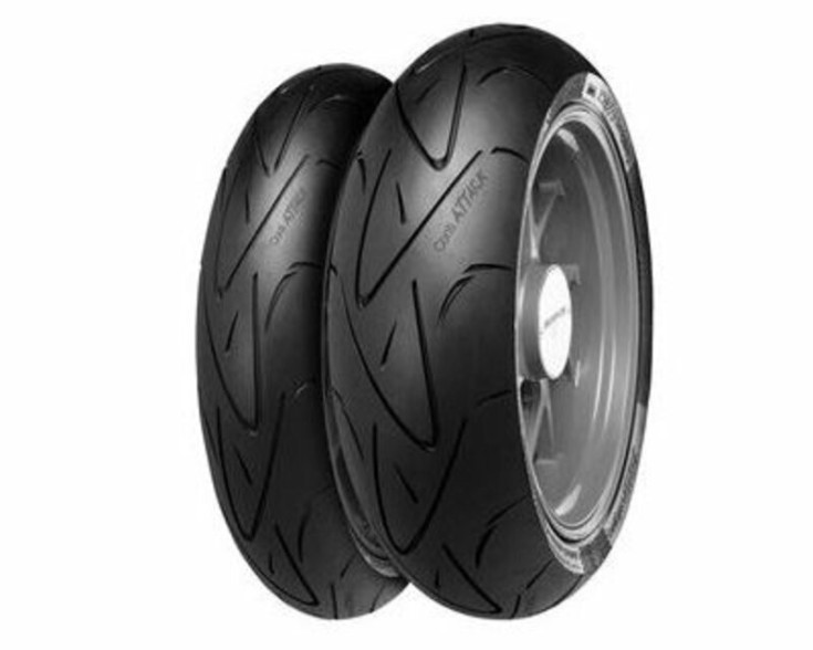 GUME CONTINENTAL 2 Hypersport ContiSportAttack (120/70-17 + 190/50-17)