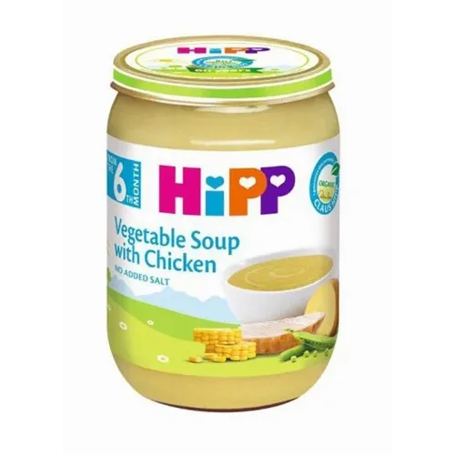HIPP Supa od povrća sa piletinom 190g 6M+