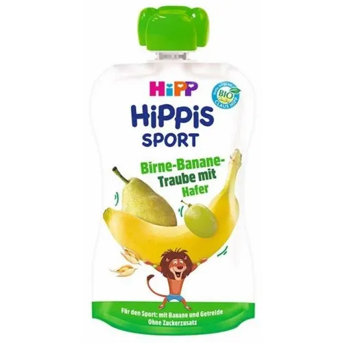 HIPP Sport-Kruška banana, grožđe sa ovsom 120g 12M+