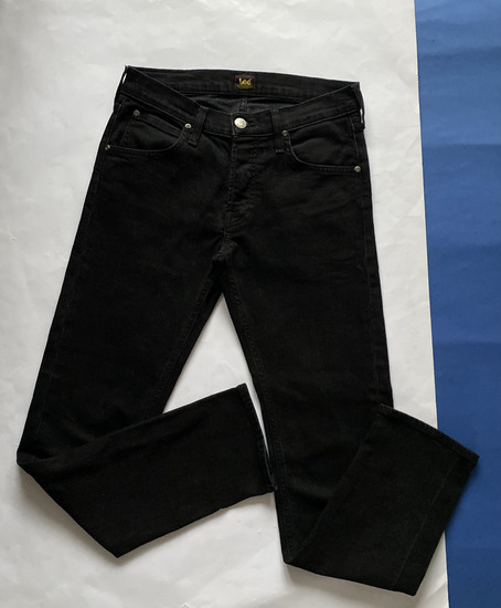 Lee original muske crne skinny farmerke