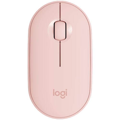 LOGITECH M350S Pebble 2 Bluetooth Mouse - TONAL ROSE - DONGLELESS