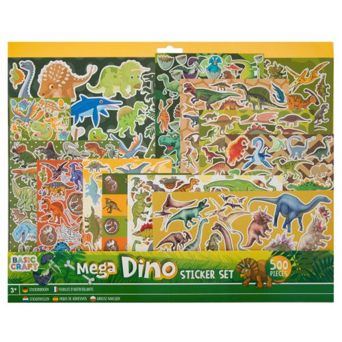 Grafix Kreativa Mega set stikera sa dinosaurusima - 500 komada - 52172