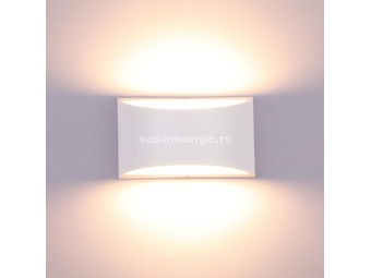 Zidna LED lampa aluminijumska 10W bela