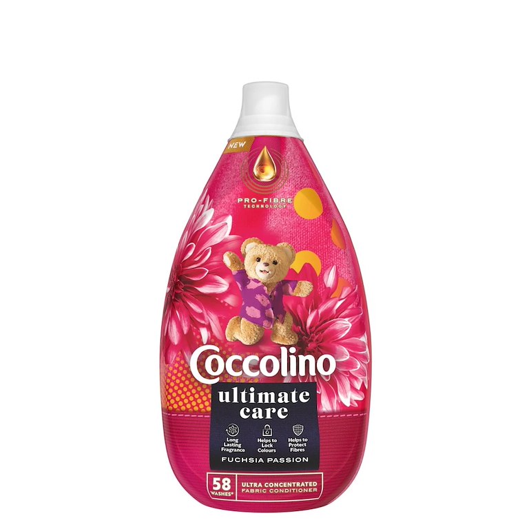 COCCOLINO OMEKŠIVAČ 870ML INTENSE FUCHSIA PASSION