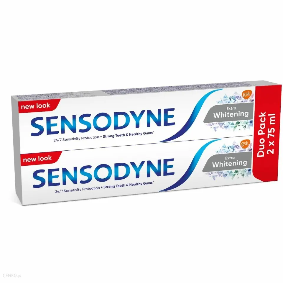 SENSODYNE Pasta za zube Extra Whitening 2x75 ml