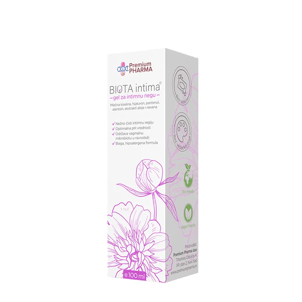 Gel za intimnu negu Biota Intima 100ml