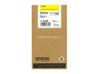 EPSON Kertridž T6534 Yellow 200ml