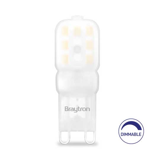 SIJA.G9 3W/2700K LED 360D DIMABILNA BRAYTRON BA29-00390