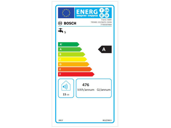 Bojler BOSCH TR5001-15-18-21ESOB protočniWiFi readyslim 11cmbela' ( '7736507068' )