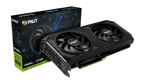 SVGA Palit GeForce RTX4070 Super Dual 12GB 2192bit, NED407S019K9-1043D