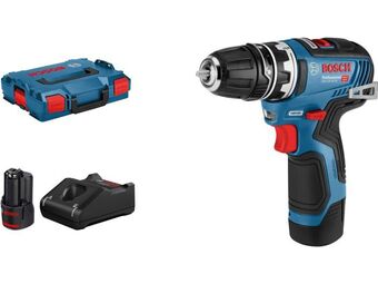 BOSCH Aku bušilica-odvrtač GSR 12V-35 FC u L-BOXX 102 sa 2 x 3/0 Ah