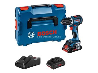 BOSCH Aku bušilica-odvrtač GSR 18V-90 C u L-BOXX 136 sa 2 x 4/0 Ah ProCORE18V Li-ion / brzi punjač