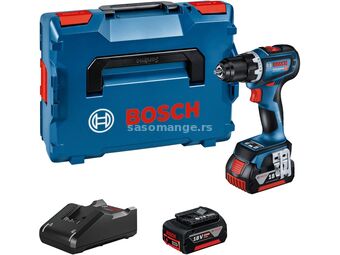 BOSCH Aku bušilica-odvrtač GSR 18V-90 C u L-BOXX 136 sa 2 x 5/0 Ah Li-ion / brzi punjač