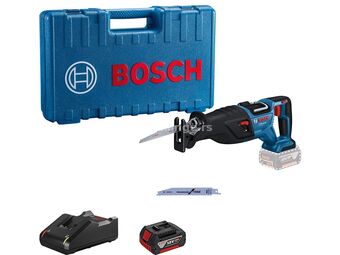 BOSCH Aku univerzalna testera BITURBO GSA 185-LI/ 1x5/0Ah u koferu sa listom testere S 123 XF