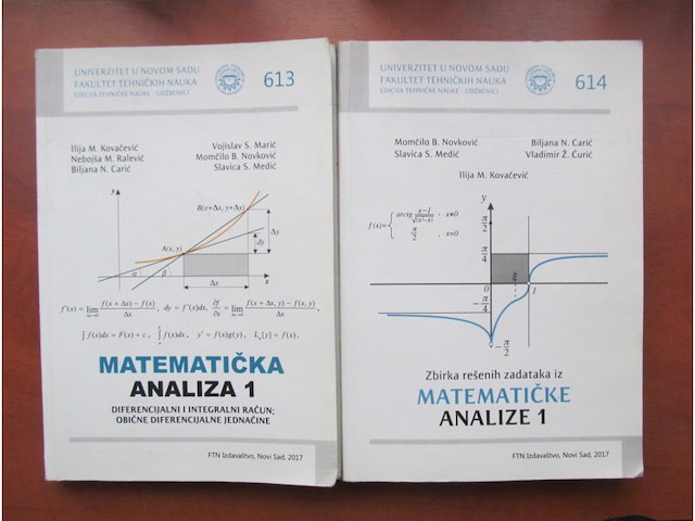 MATEMATIČKA ANALIZA 1 i ZBIRKA REŠENIH ZADATAKA