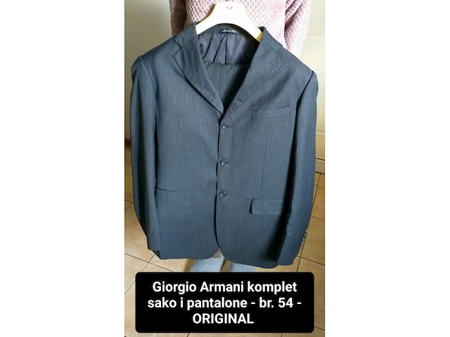 Giorgio Armani odelo sako pantalone br. 54 - ORIGINAL