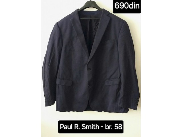 Paul R. Smith dizajnerski tamno sivi sako br. 58