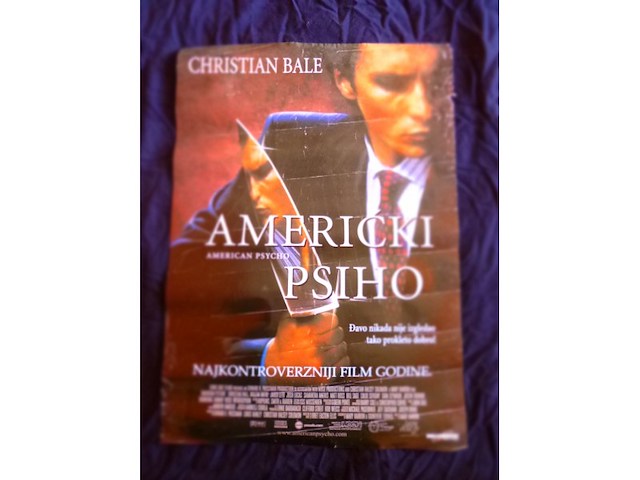 Filmski poster AMERIČKI PSIHO