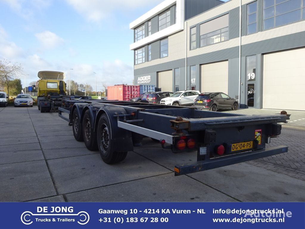 Schmitz Cargobull SCF 24G / MB + DISC / 40-45FT / 1x Lift axle poluprikolica za prevoz kontejnera