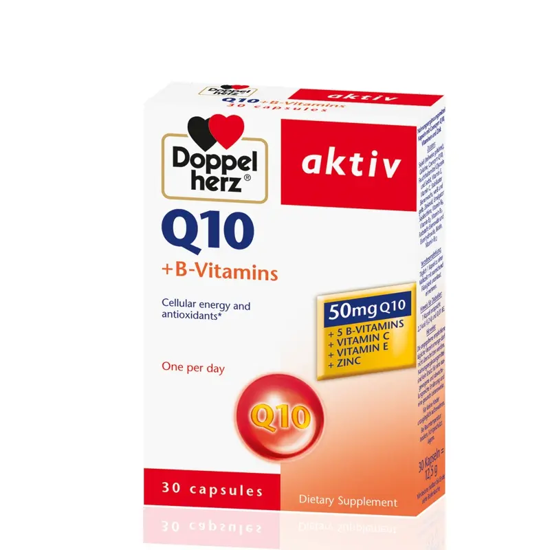 DOPPEL HERZ Kompleks sa koenzimom Q10 50mg i B vitaminima 30/1 105922