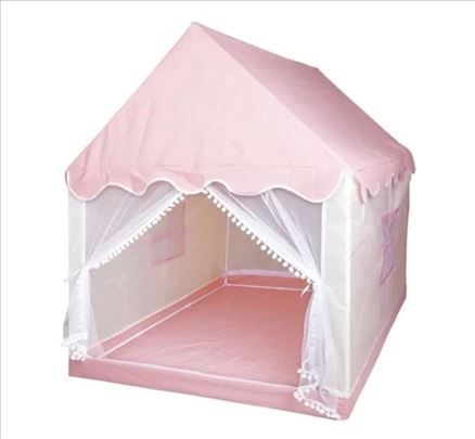 Šator kućica za devojčice Tent roze novo
