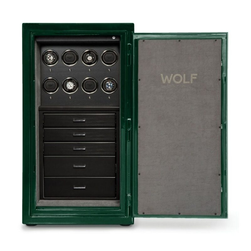 WOLF® Atlas 8 Piece Watch Winder Safe