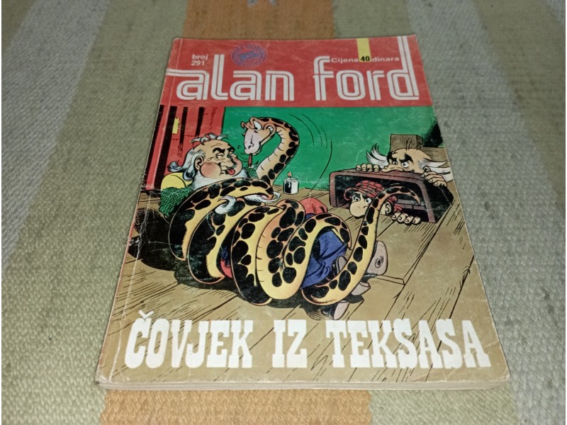 ALAN FORD broj 291 Epizoda: ČOVJEK IZ TEKSASA