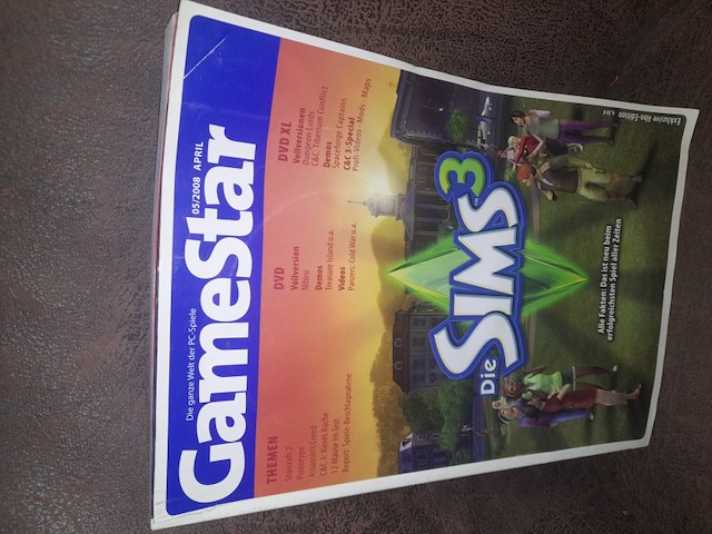 GameStar-SIMS 3, ČASOPIS + 2XDVD