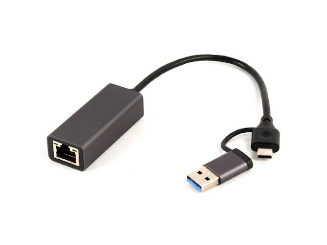 Gigabitni DUAL USB 3.1 + TYPE C LAN adapter!