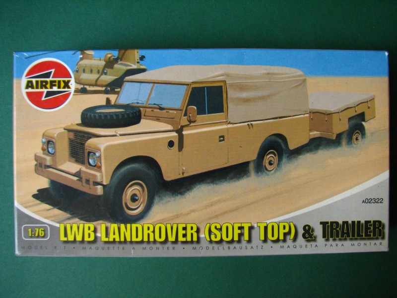 Airfix Land rover Mek + tvrd krov 1/76 Maketa