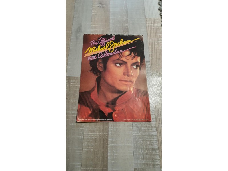 Michael Jackson 1985 Calendar - official - retkooo