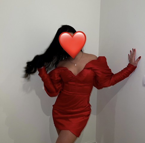 Svečana crvena haljina